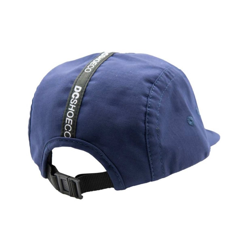 Boné Dc Shoes Black Strap Five Panel Azul - Prince Of Streets