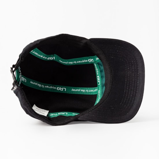 Boné Lrg Five Panel Western Script Preto - Prince Of Streets