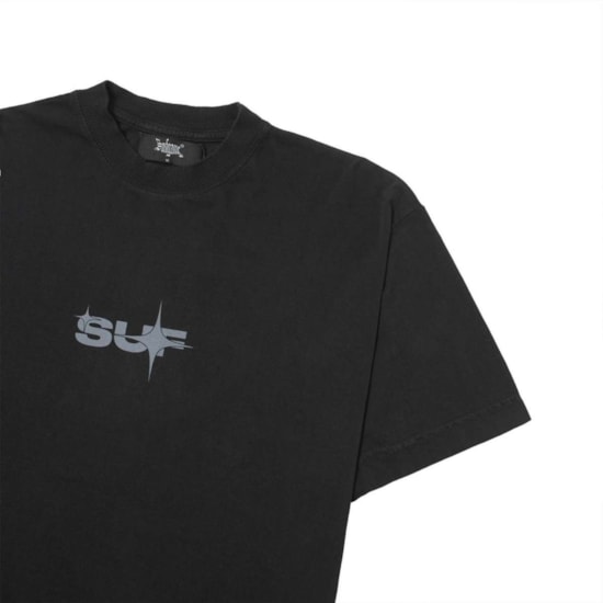 Camiseta Sufgang Logo 3.0 Preto - Prince Of Streets