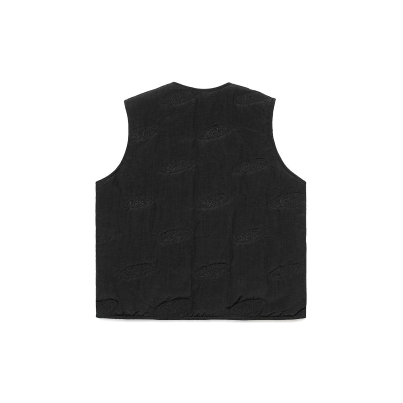 Colete Mad Enlatados Puffer Full Logo Preto - Prince Of Streets