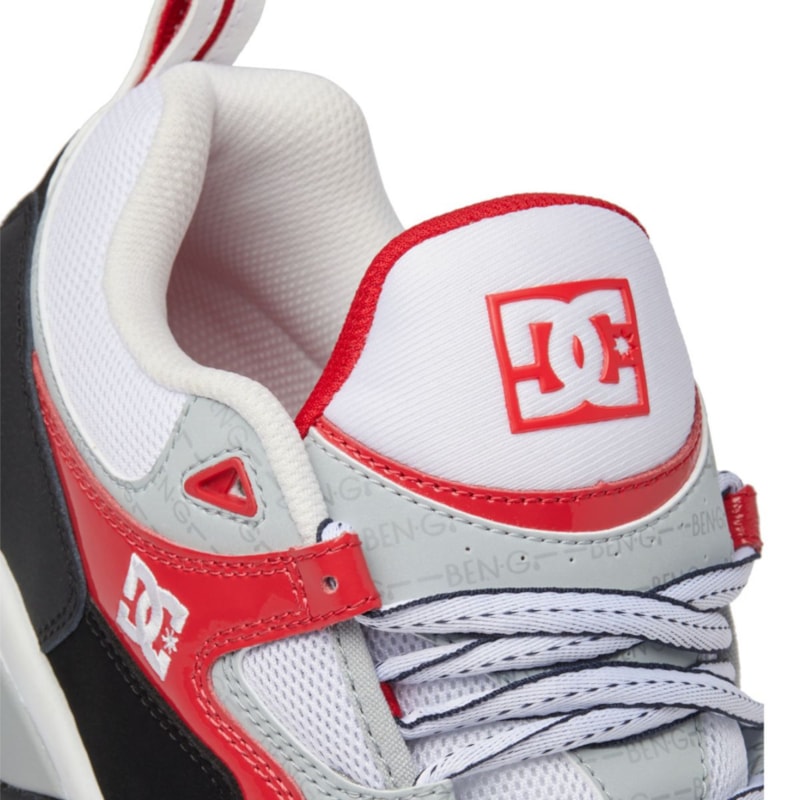 Tênis Dc Shoes Ben G Black White Red ADYS100797XKWR - Prince Of Streets